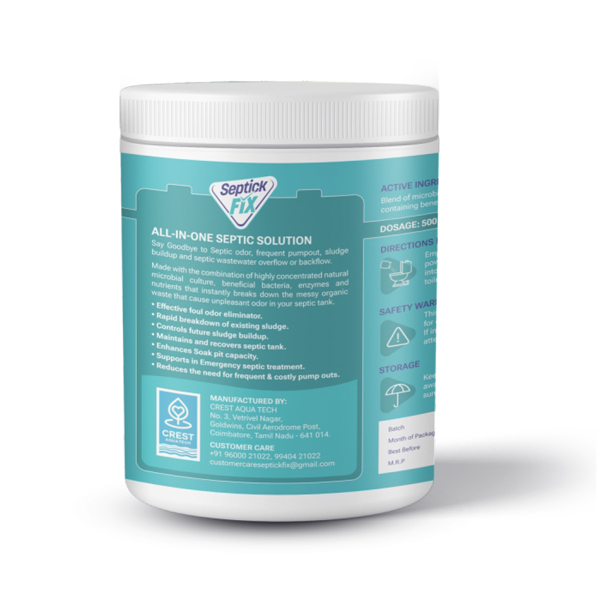 Septick Fix 500 GMS pack - Septick Fix